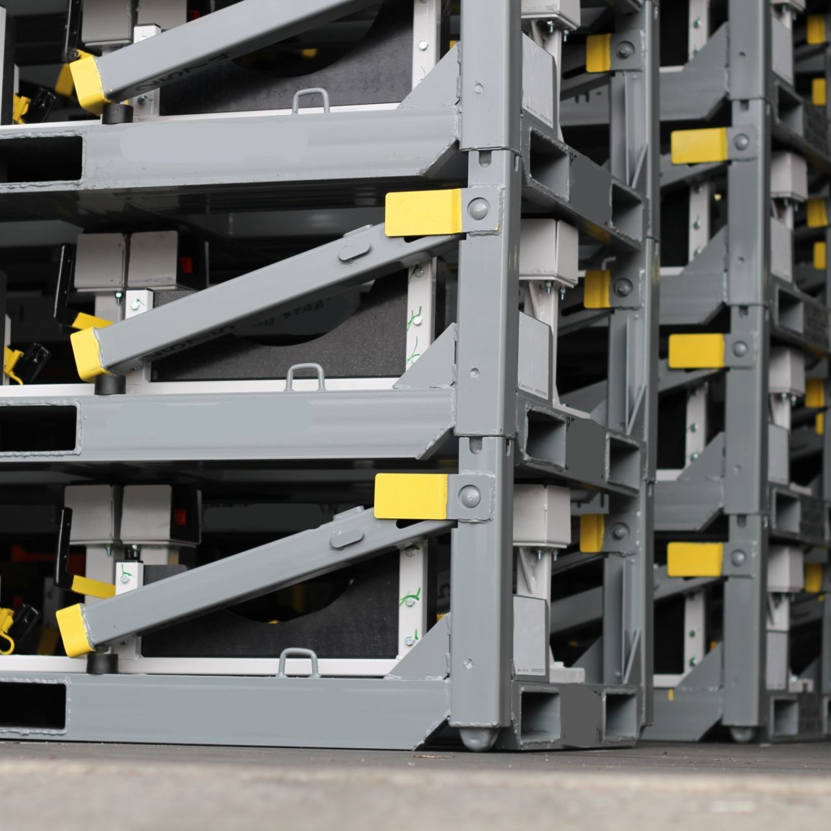 Collapsible Stack Racks - Folding Steel Racks