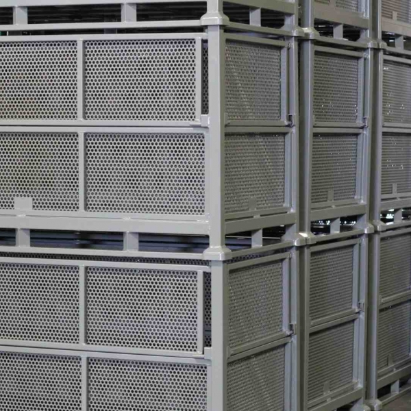 Industrial Metal Containers & Heavy Duty Metal Bins / Steel Storage Bins